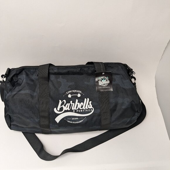 Barbells And Ponytails | Bags | Barbells And Ponytails Camo Duffle Gym ...